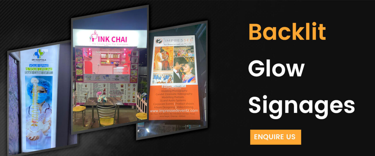 Backlit Glow Signs | Chennai Signboards
