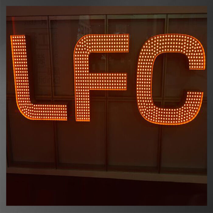 Dot LED Letter Signages Signboards | Chennai Signboards