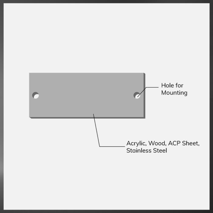 SS Plate Etching Signs Signboards | Chennai Signboards